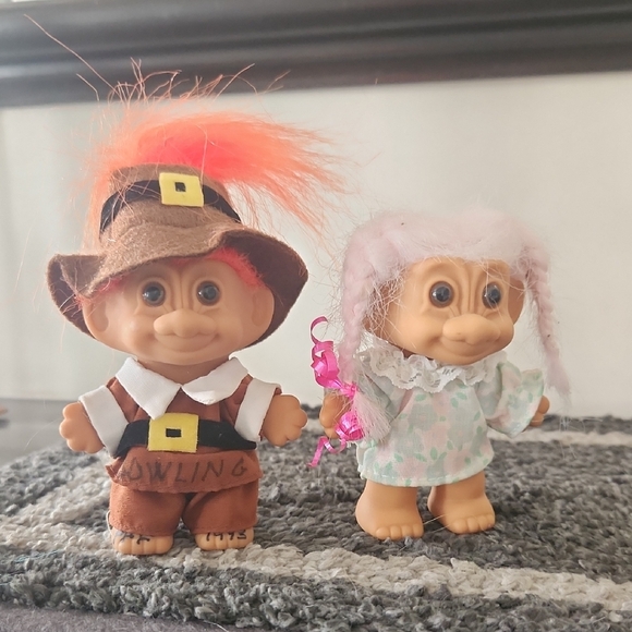 Russ Berri Co | Toys | Charming Troll Doll Pair With Colorful Hair ...